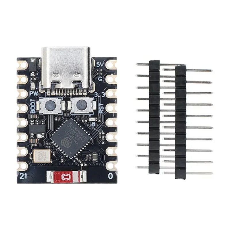 ESP32-C3 Super Mini Плата расширения разработки ESP32 Одноядерный модуль Wi-Fi Bluetooth типа C для электронных компонентов Arduino