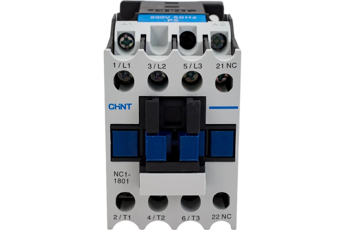 CHINT NC1-1801 Контактор 18A 230В AC-3 50Гц 1НЗ 221450 для промышленных цепей переключения