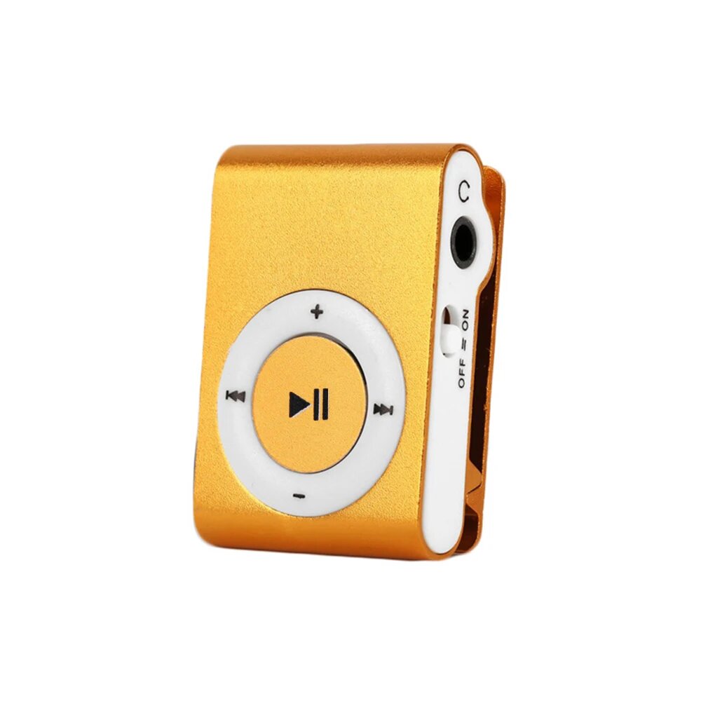 Золотой MP3-плеер Mini Clip