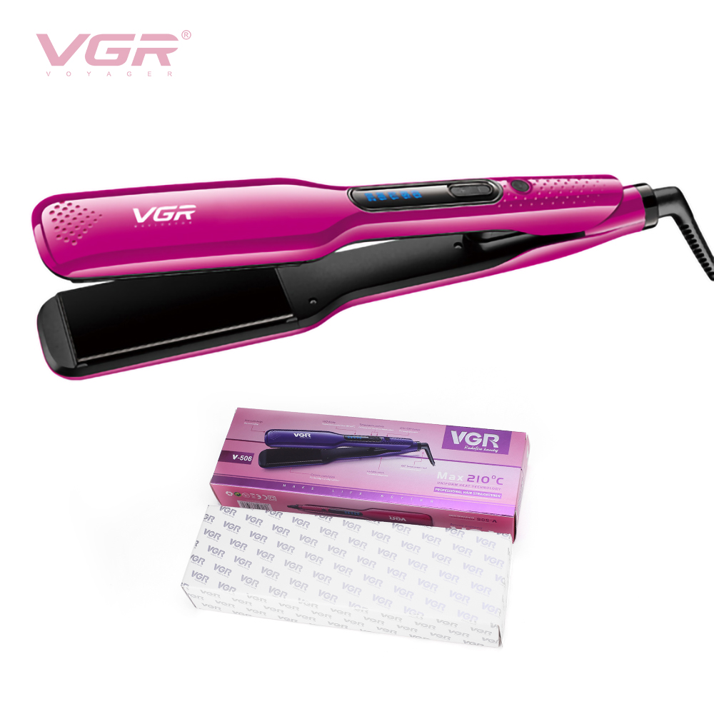 Выпрямитель VGR с керамическим покрытием и 2-мя режимами (розовый)