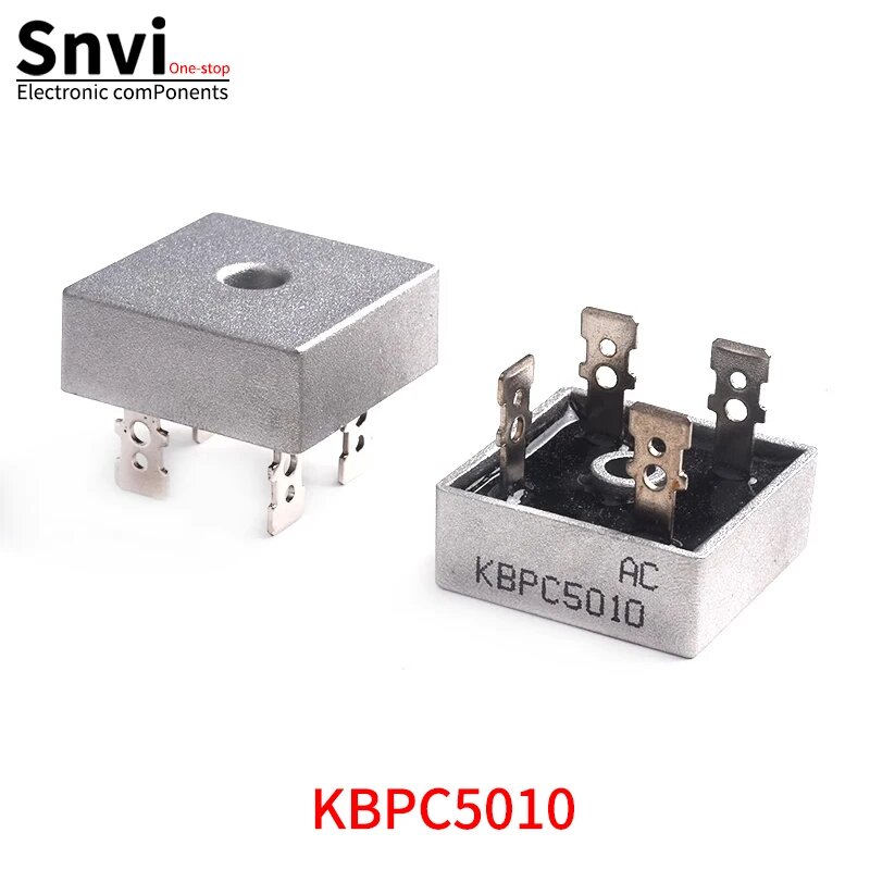 SNVI Диодный мостовой выпрямитель KBPC1510/KBPC2510/KBPC3510/KBPC5010 KBPC5010