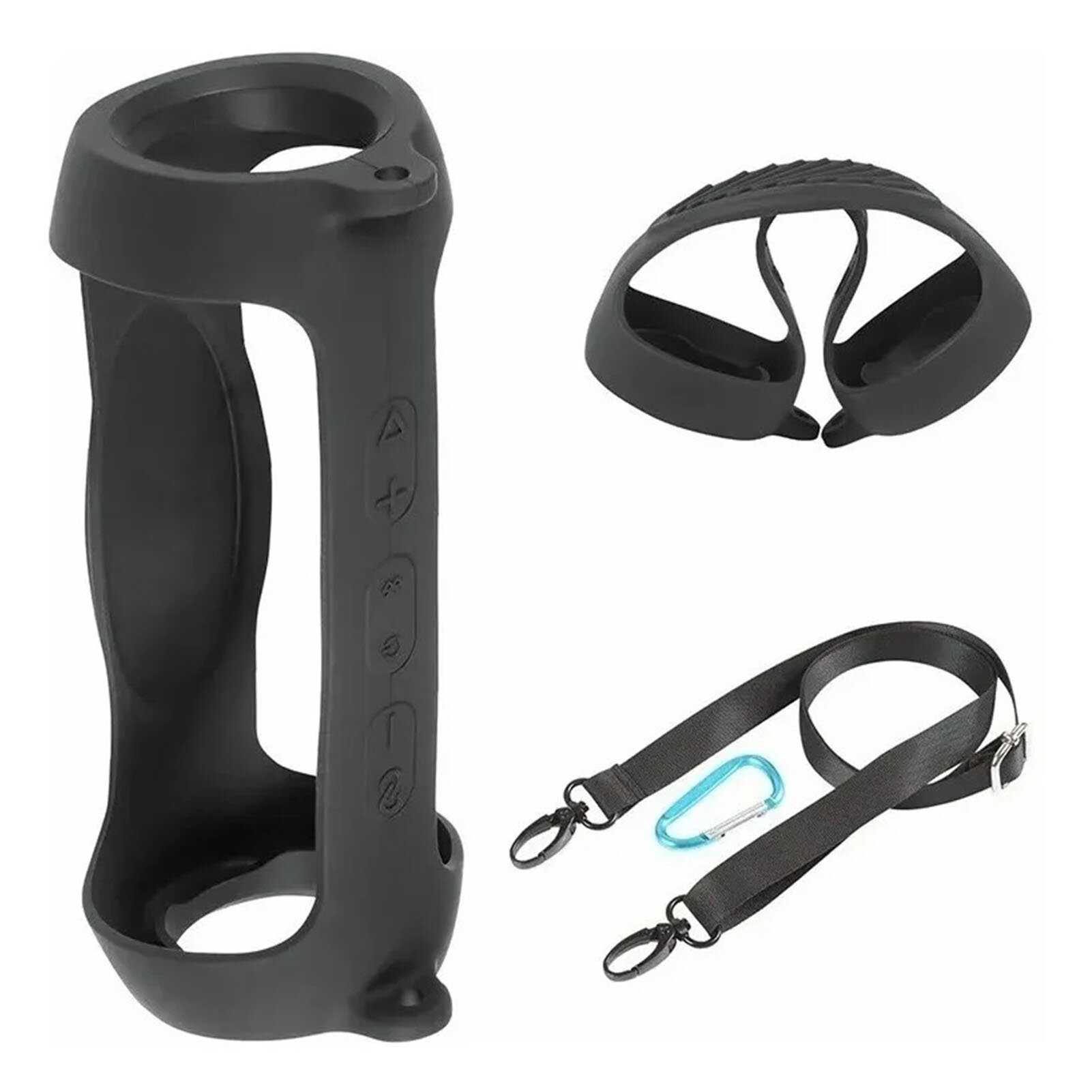 Силиконовый чехол для динамика, черный, с отверстием для подсветки, износостойкий, силиконовый чехол для динамика Bluetooth, чехол для Charge 5