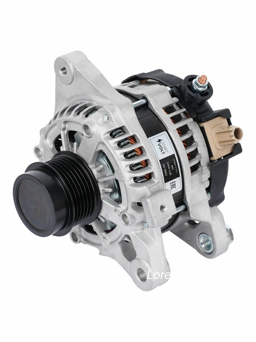 Генератор для а/м Toyota Rav 4 (12-) 2.0i/Auris (12-) 1.6i 100A, STARTVOLT LG1942