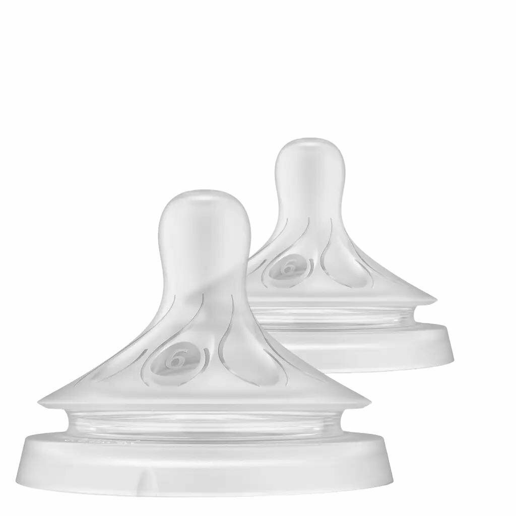 Соски для кормления Philips Avent "Natural Response", с 6 месяцев, силикон, 2 шт