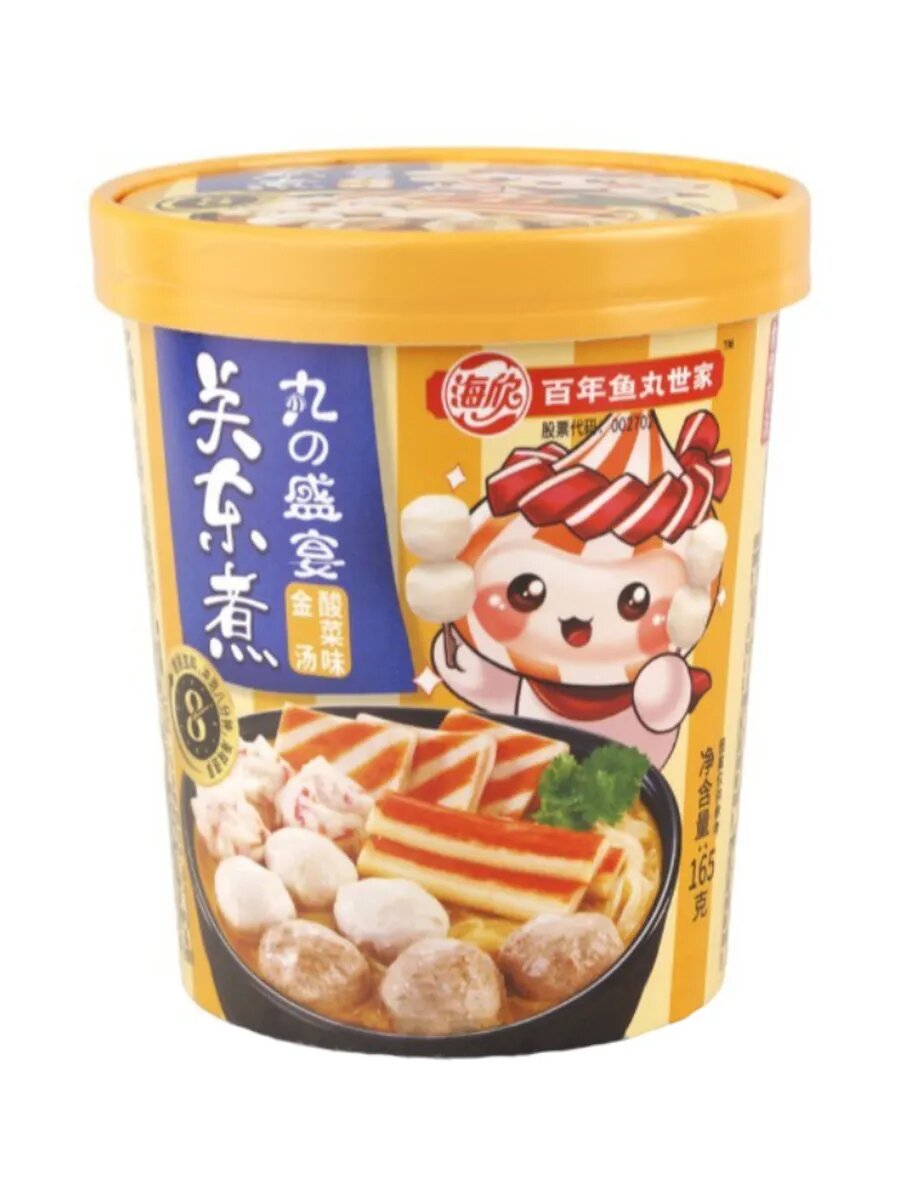 Фунчоза с рыбными шариками в кисло-остром соусе 153 г