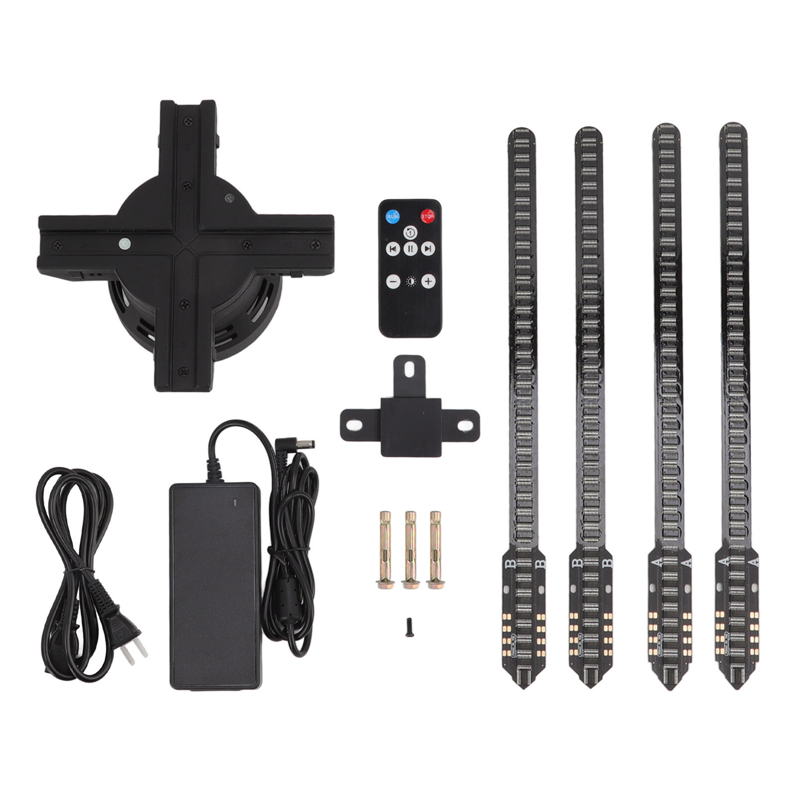 3D голографические очки с вентилятором для рекламы US plug