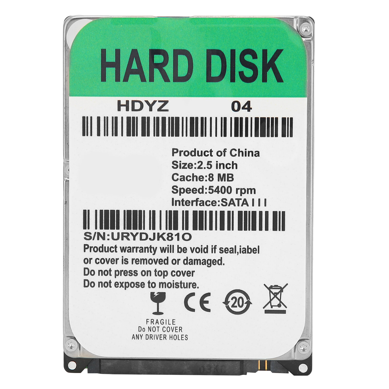 Жёсткий диск 2.5" HDD, 320 ГБ, нейтральная этикетка