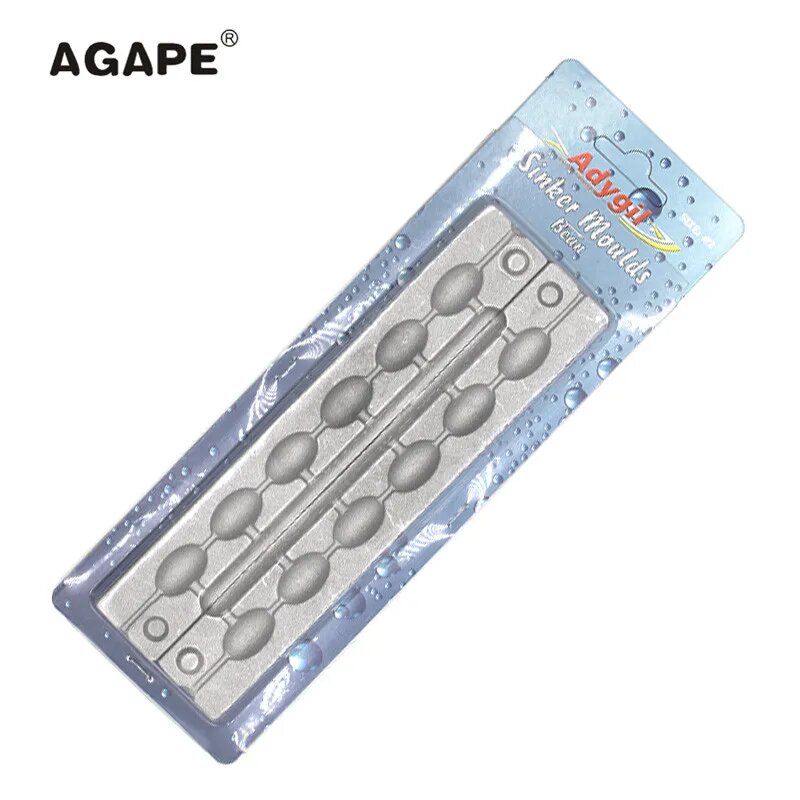Форма для грузил Agape ADBESM/#3 из сплава цинка 28 г 5 полостей