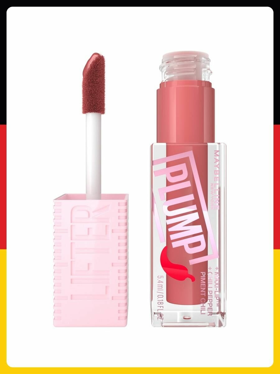 Блеск для губ Maybelline New York Lifter Plump 005 Peach Fever, 5 мл