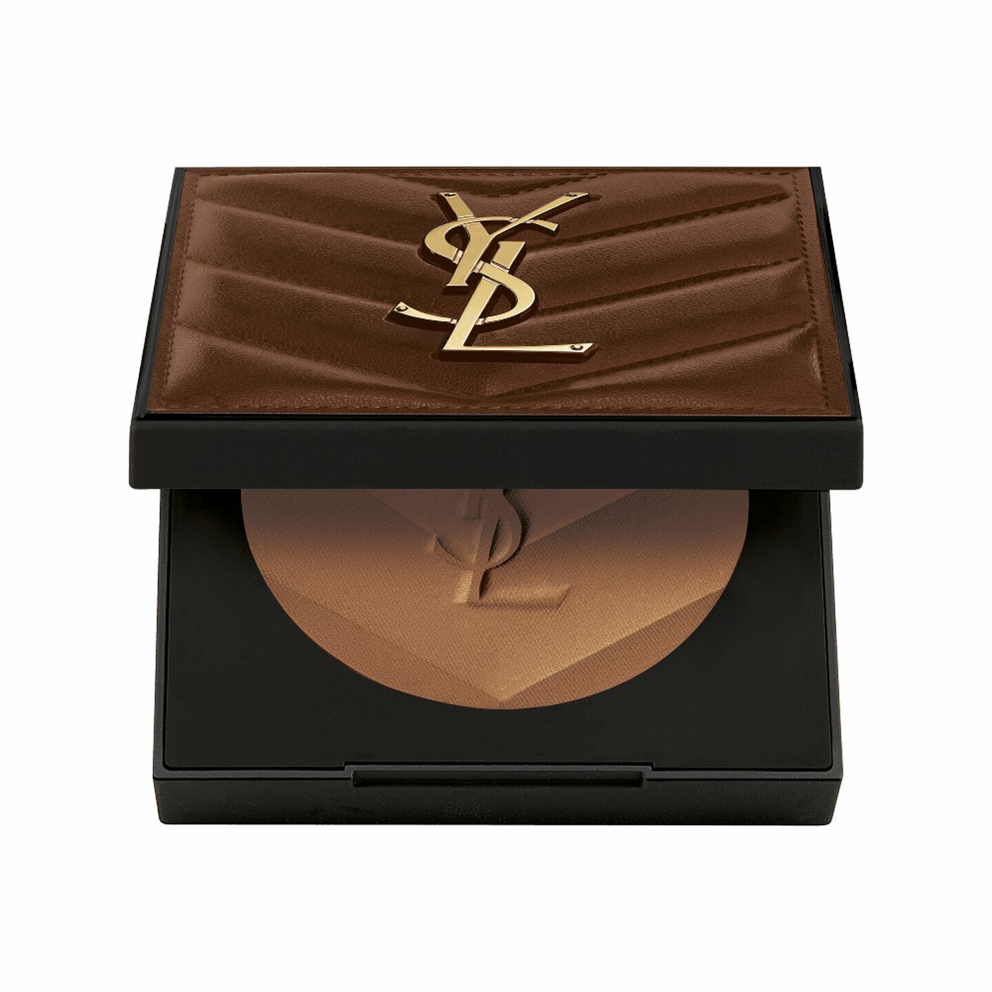 Бронзер для лица YVES SAINT LAURENT All Hours Hyper Bronze 7.5г | 3-в-1| Естественный загар 24ч | Тон №4