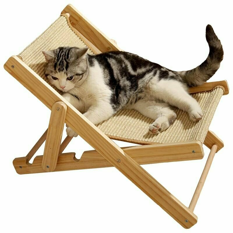 Кресло-качалка с регулировкой 3 - го уровня, натуральное дерево