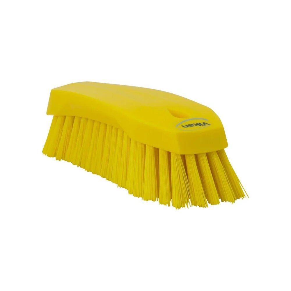 Vikan Щетка ручная L, 200 мм, жёсткий ворс, желтый цвет 38906