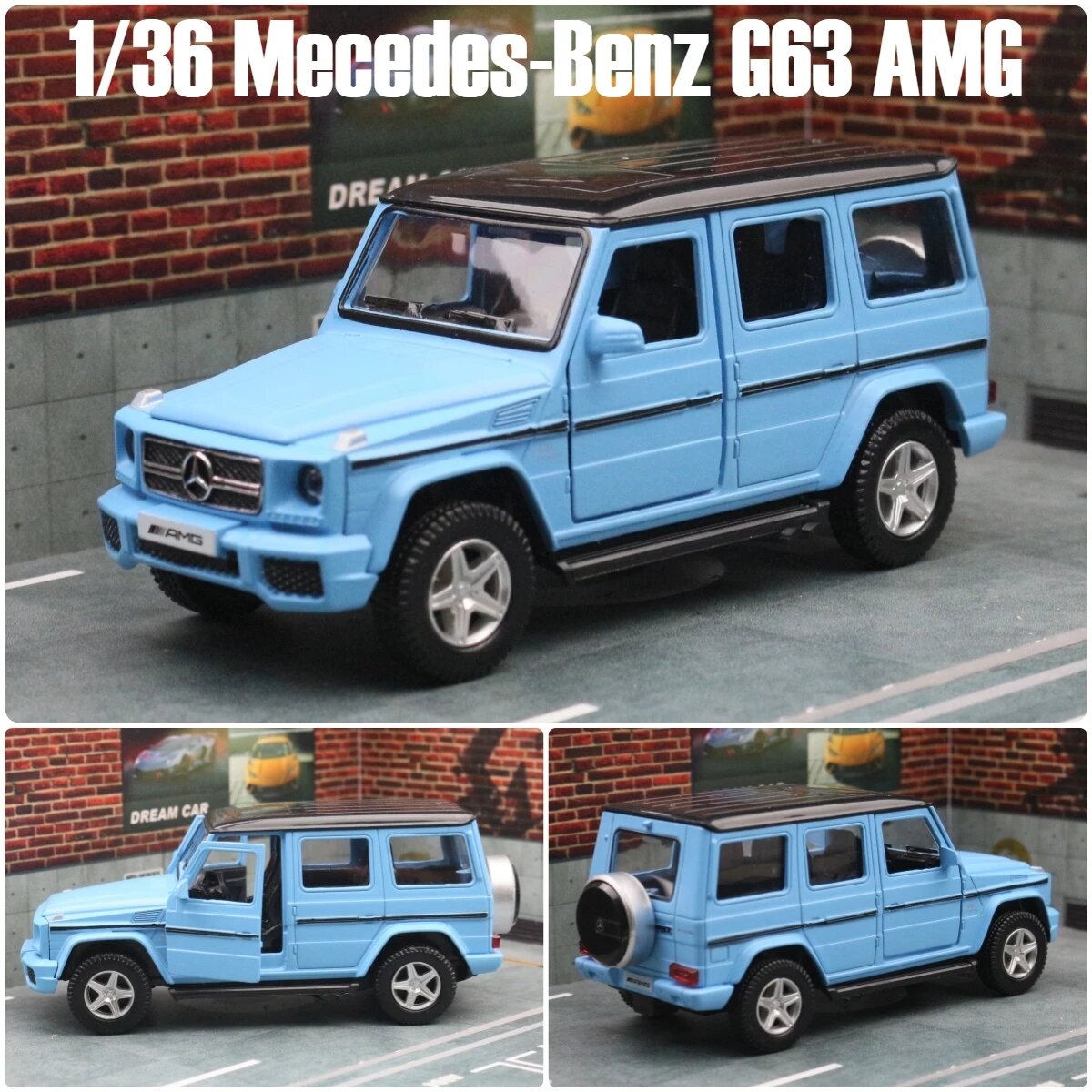 Mercedes-Benz G63 G-Class 1/36 металлическая модель автомобиля, розовый
