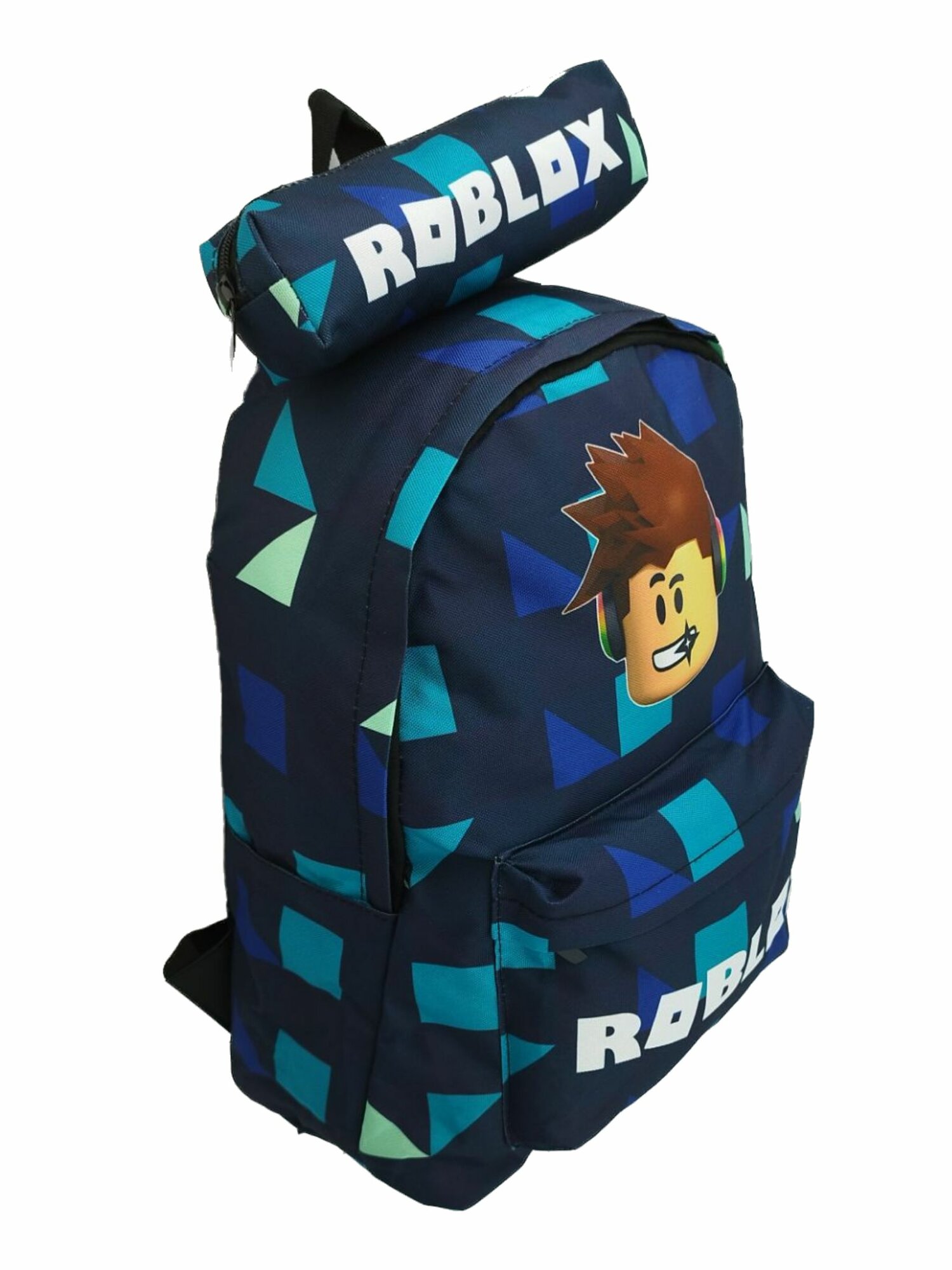 Рюкзак большой с кошельком Roblox / Ранец Роблокс из двух частей 38х30