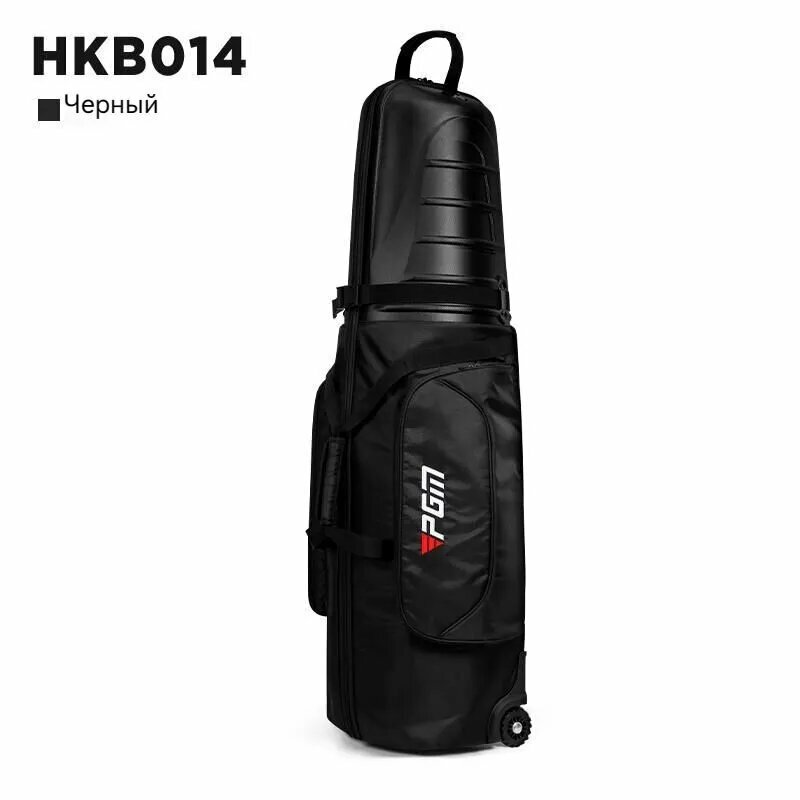 Сумка для гольфа "Golf PGM", черная, в форме рюкзака, 70x38 см