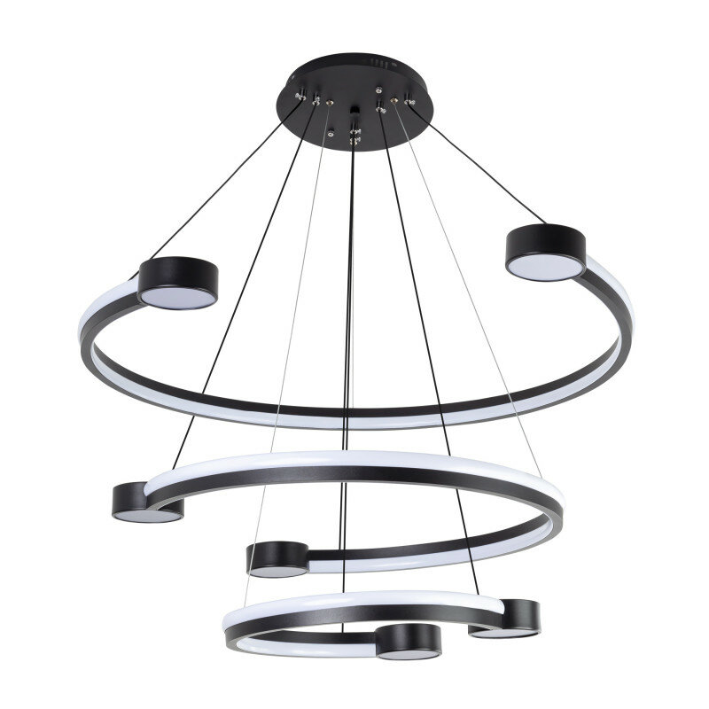 Каскадная люстра LED4U L7100-3 BK