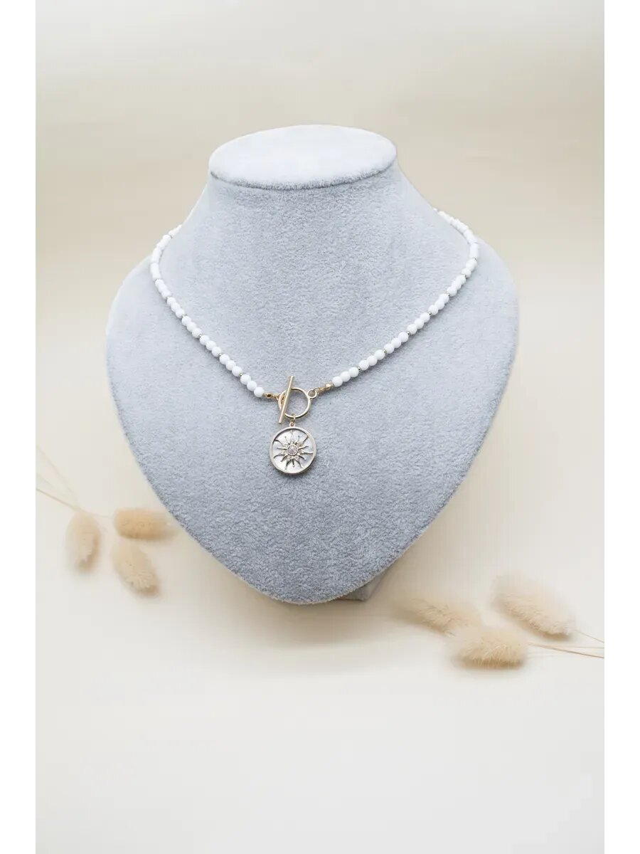 Колье, перламутр