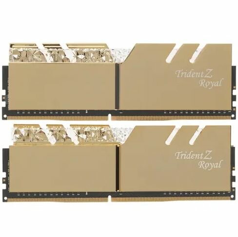 Оперативная память G.Skill Trident Z Royal (F4-3200C14D-16GTRG) DIMM DDR4 16 ГБ - 2 шт, 3200 МГц