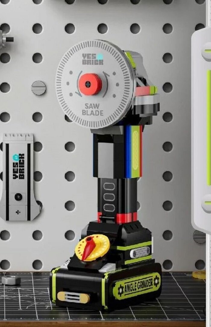 Конструктор 3Д RTOY Grinder Шлифовальная Машинка, 601 деталей - WL2194