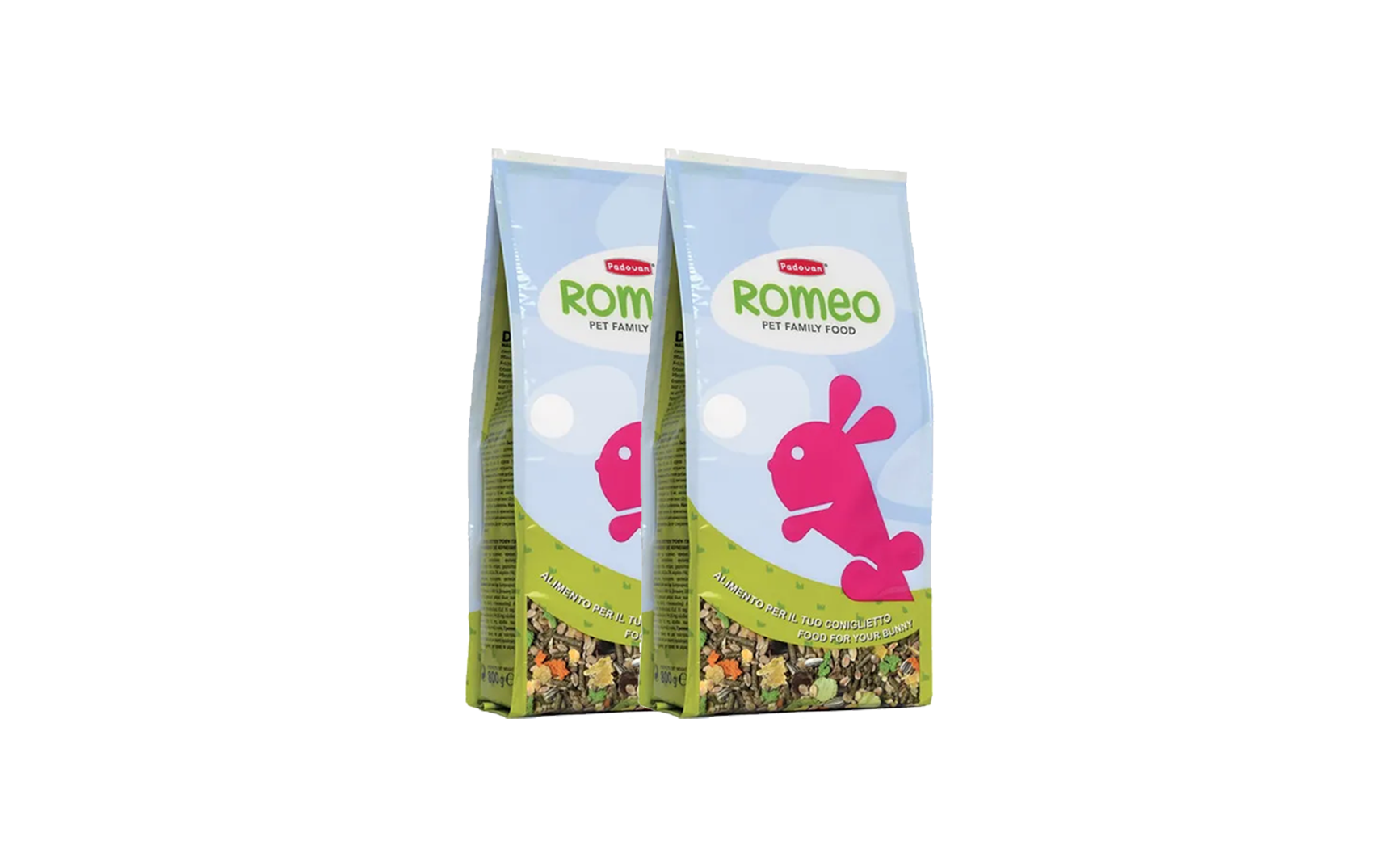 Padovan ROMEO корм комплексный для декоративных кроликов 800 г x 2 шт.
