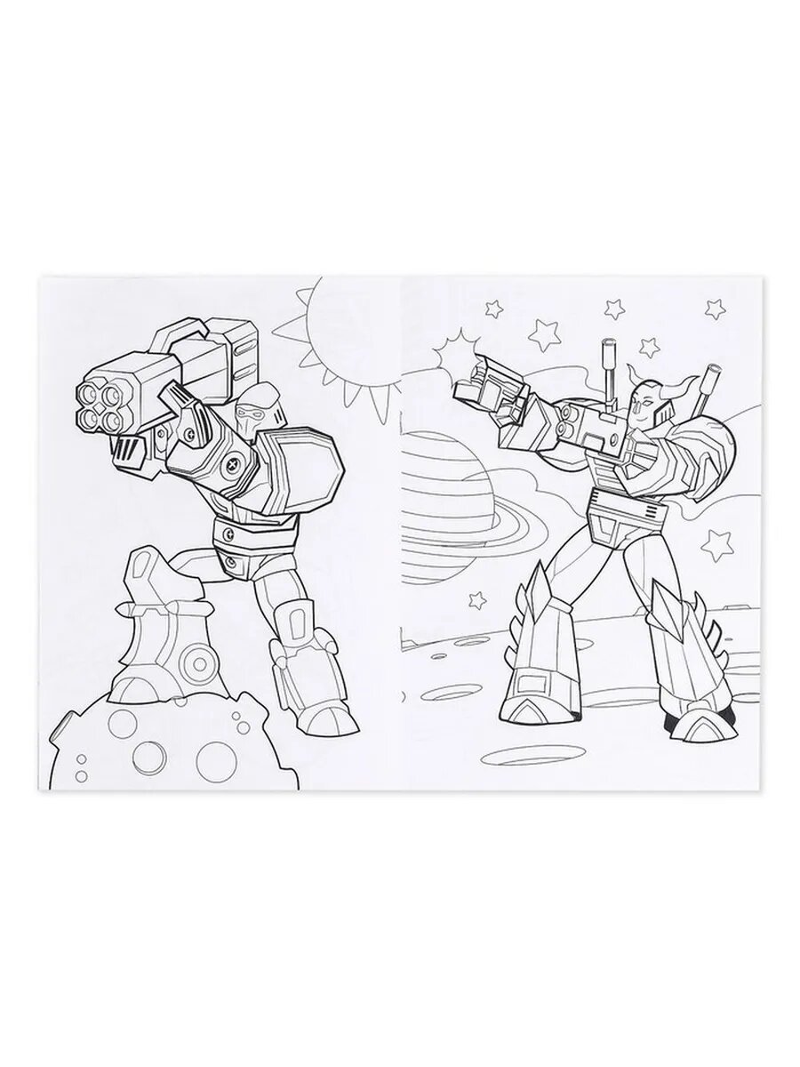 Яркий набор раскрасок для мальчиков