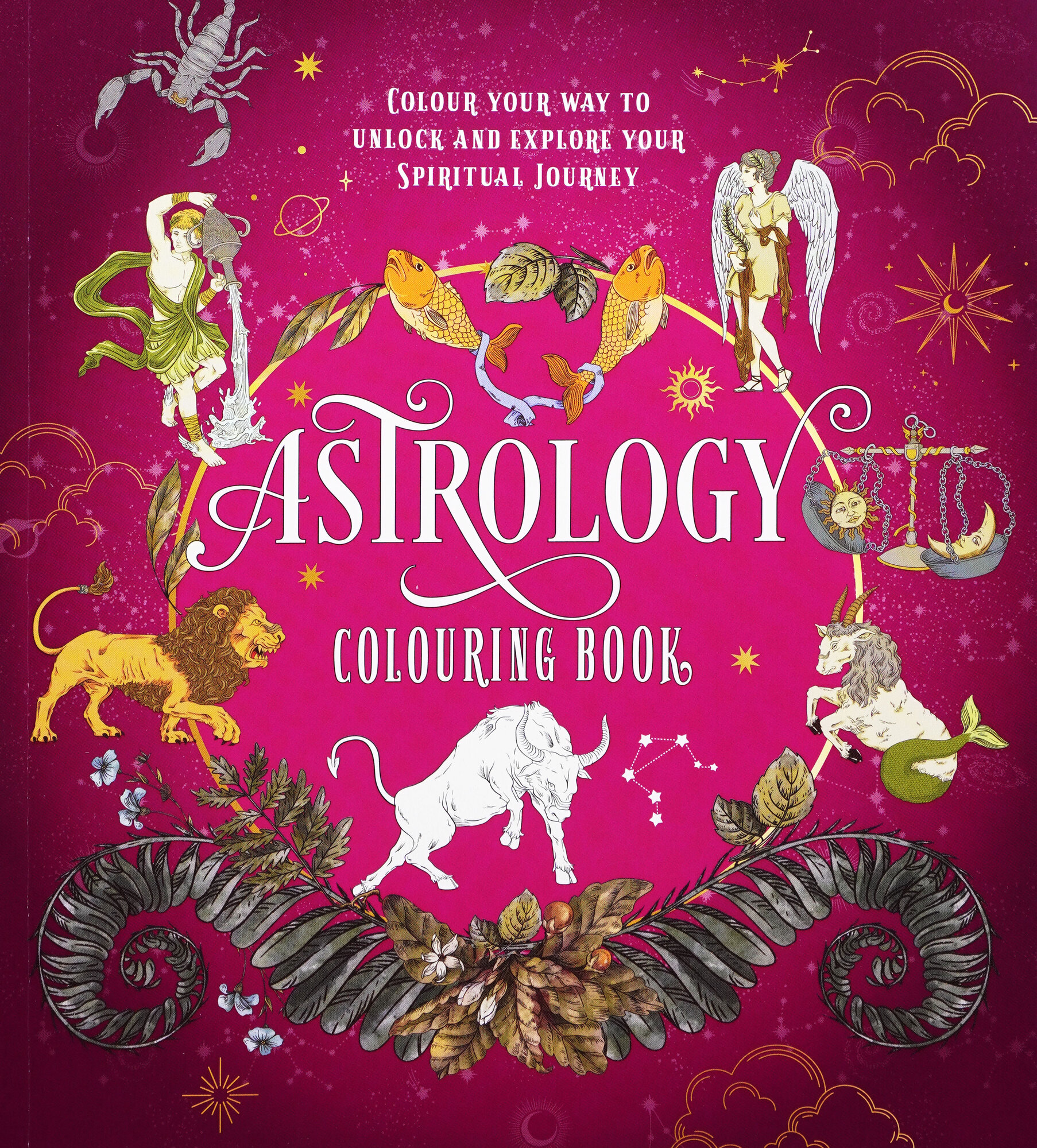 Книга-раскраска «Астрология»: Более 120 космических узоров для самопознания и медитации