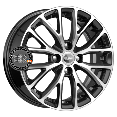 Диск автомобильный литой iFree Original КС782 15x6 4x100 et48 dia54.1 Алмаз черный