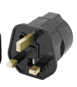 Адаптер розетки Type G черный