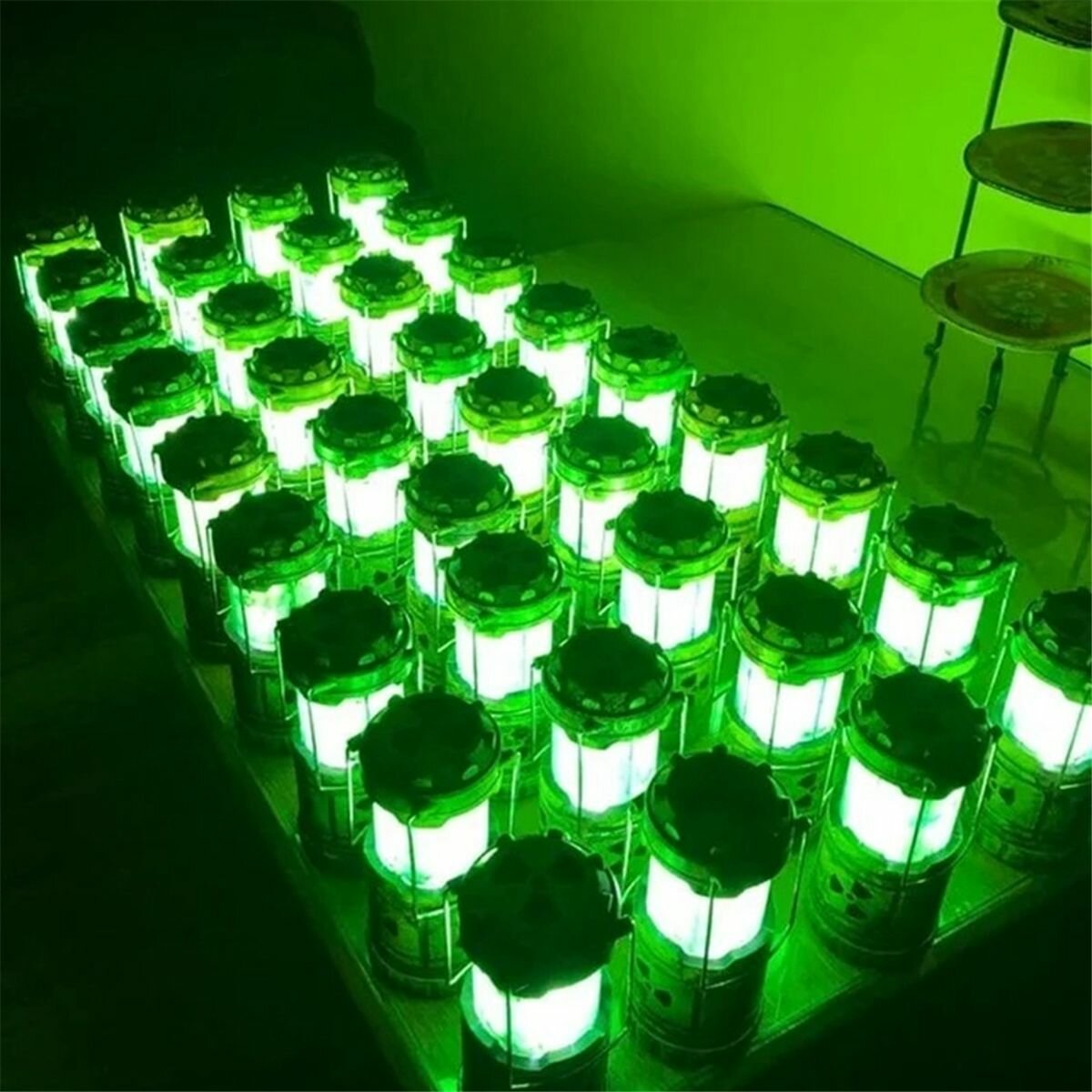 Мини-фонарь в виде ядерного реактора, игрушечный ручной фонарь для кемпинга в стиле ретро