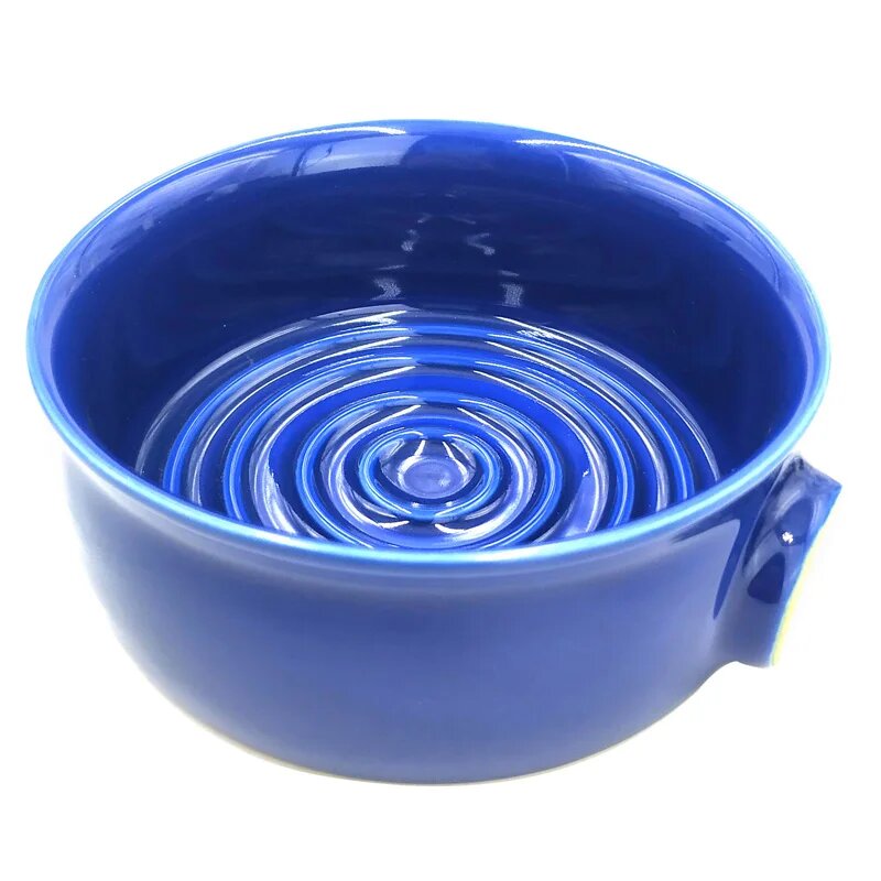 Керамическая чаша для бритья Dscosmetic черная blue