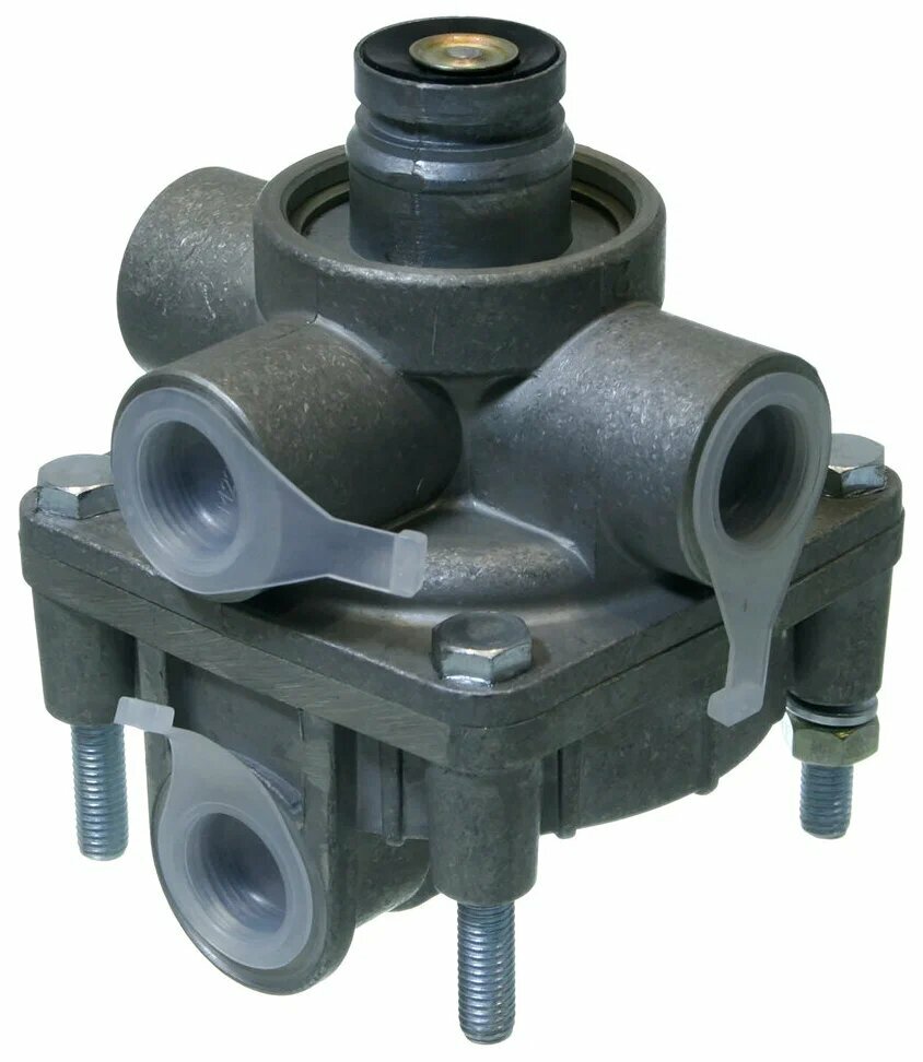 64221-3518010-10 Клапан ЗИЛ, КАМАЗ, МАЗ ускорительный с креплением под шумоглушитель оригинальная запчасть беломо