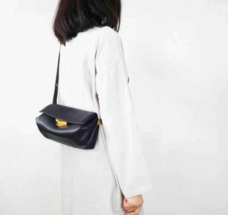 Кожаная сумка для плеча для женщин, мешки по кроссу, многократные карманы, регулируемый кошелек для ремня, роскошная сумочка, дизайн бренда, мода, black, SKU01071