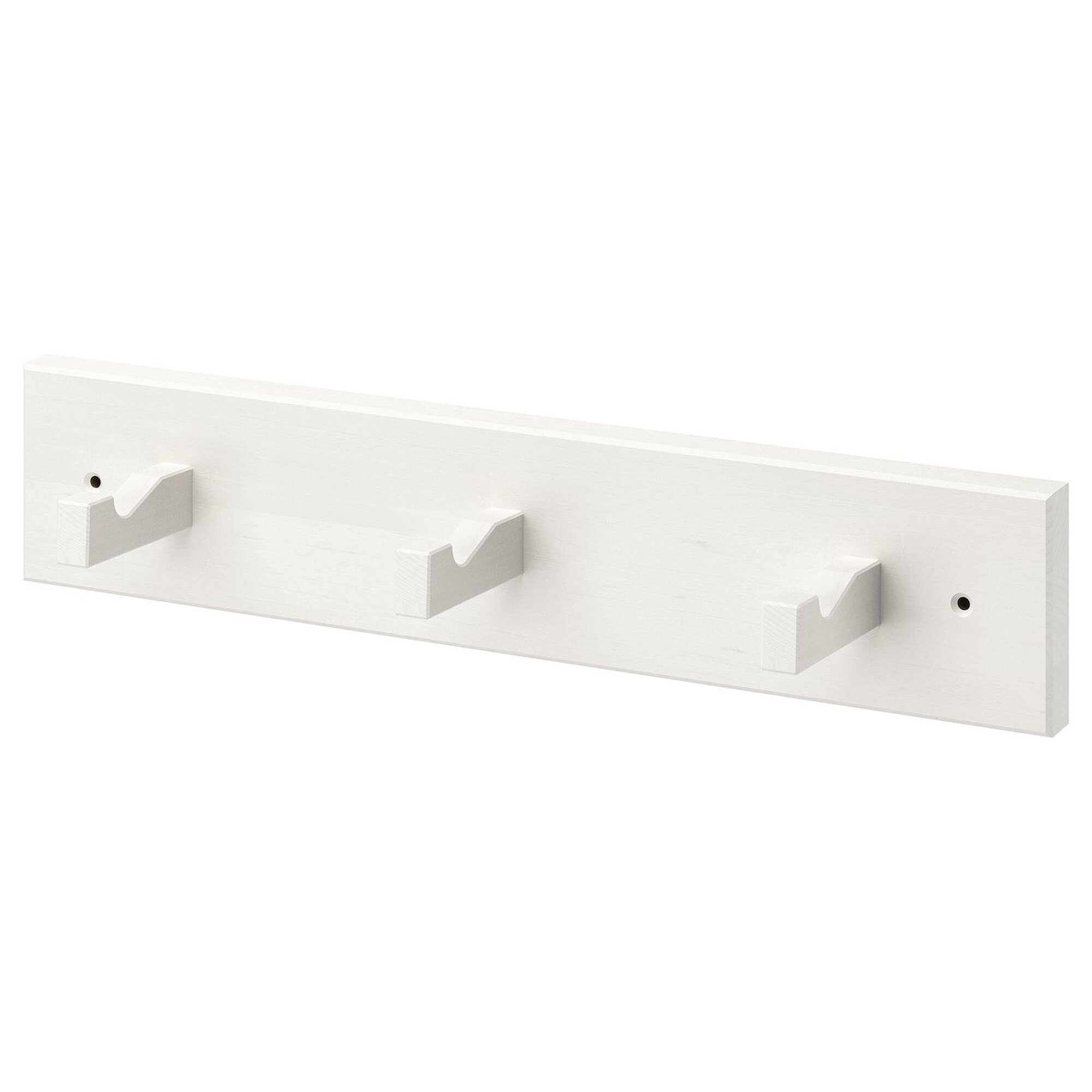 Вешалка с 3 крючками IKEA KUBBIS 302.895.75, настенная, цвет белый