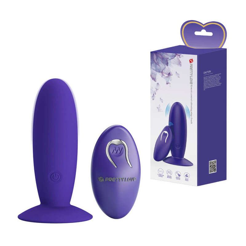 Анальная вибропробка Pretty Love«Youth Remote Control» с пультом