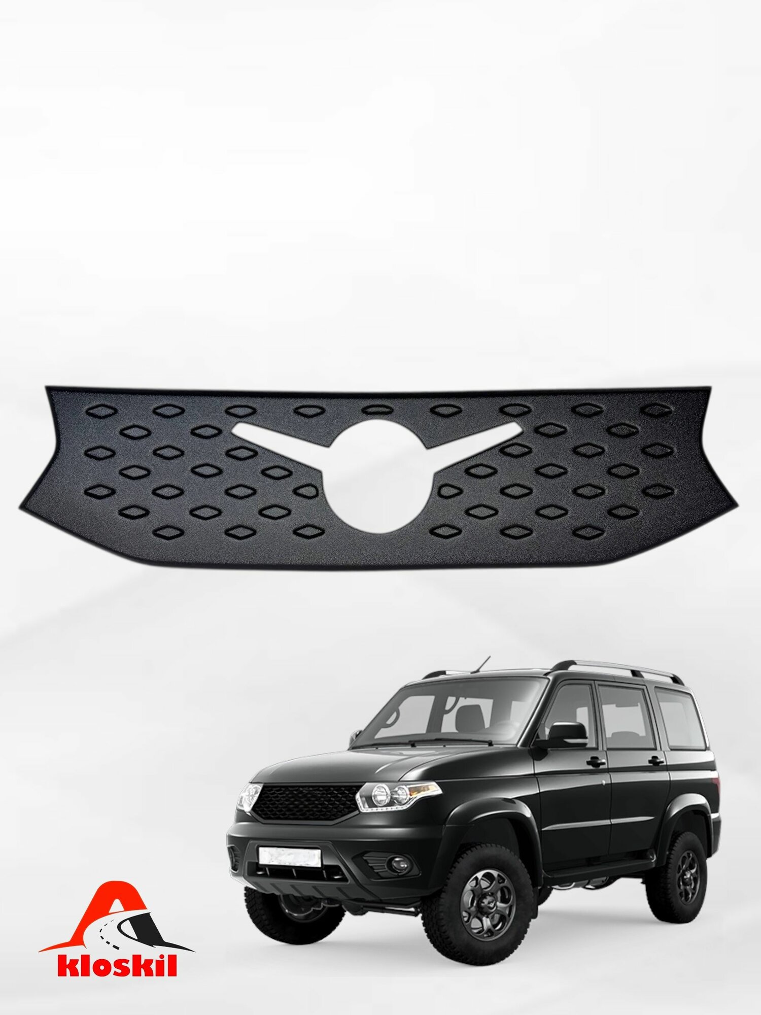 Зимняя защита радиатора для УАЗ 3163, 2363 Патриот с 2016 г.