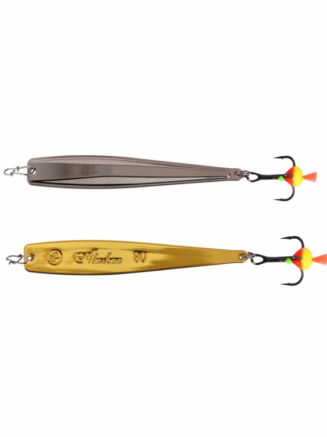 Блесна вертикальная ECOPRO Alaskan, 80 мм, 15,5 гр, цвет S/G