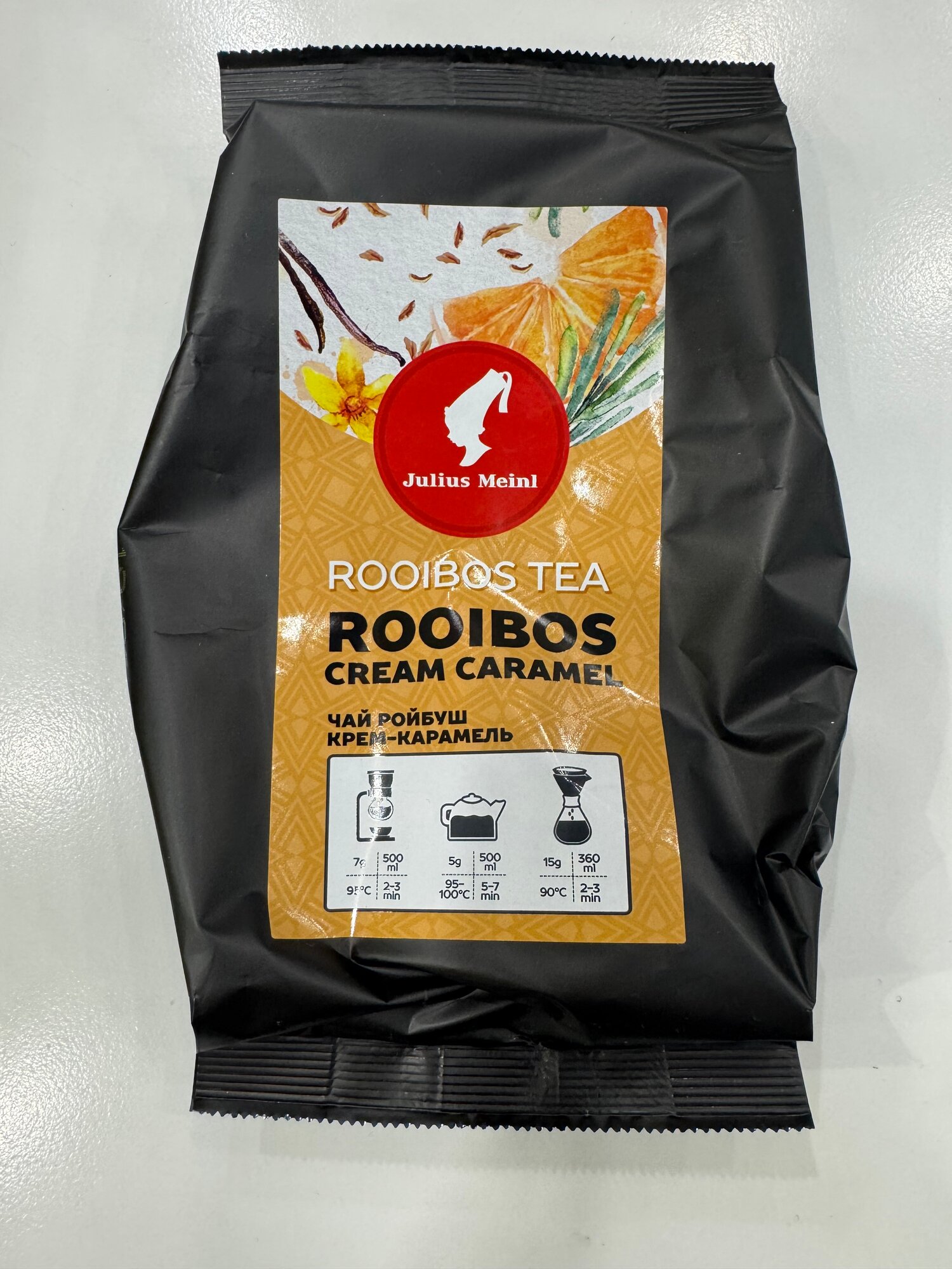 Чай Julius Meinl Ройбош Крем-Карамель со сливками, 100 г