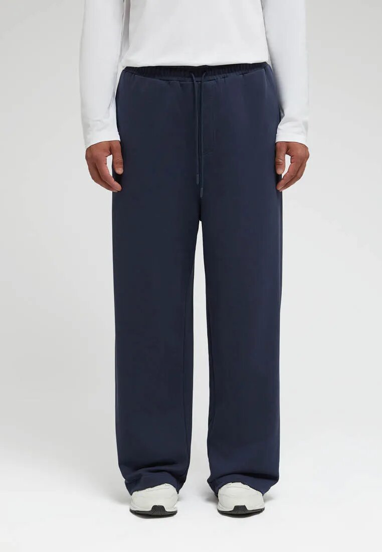 Брюки джоггеры трикотажные из хлопка