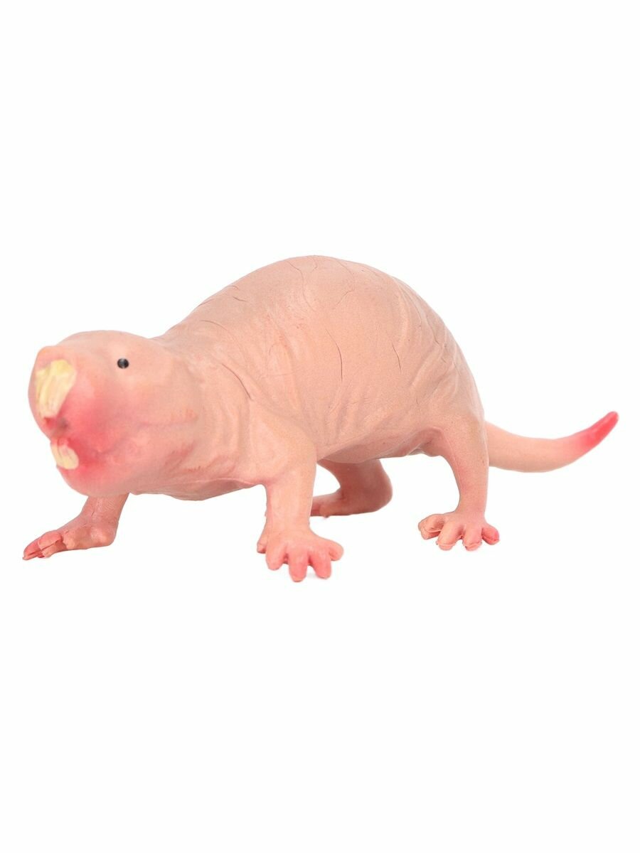 Игрушка голый землекоп пластиковая статическая модель