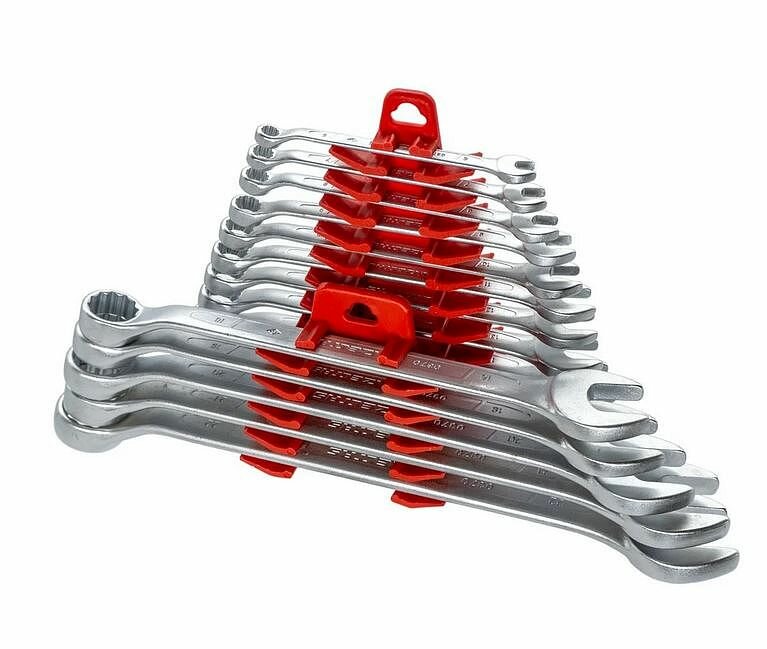 Набор ключей комбинированных изогнутых 6-22 мм 17 предметов IZELTAS