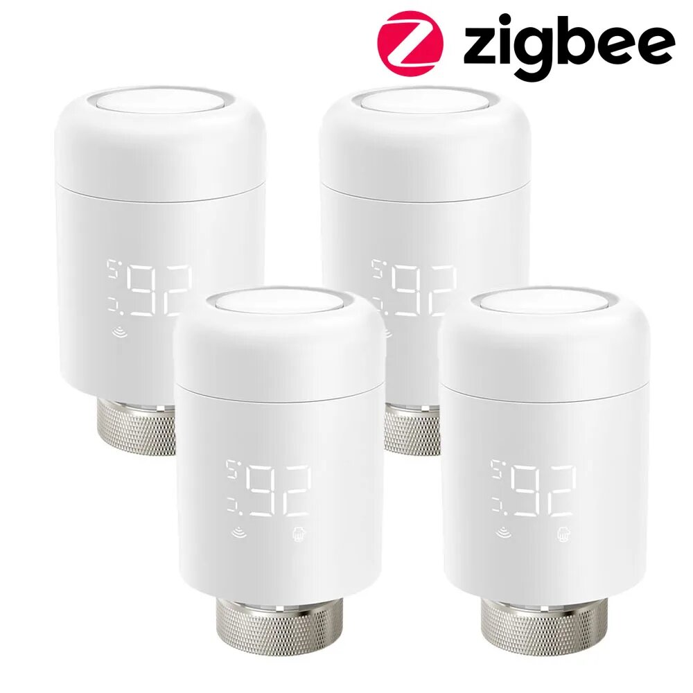 AVATTO Zigbee Термостат для радиатора, 4 шт.