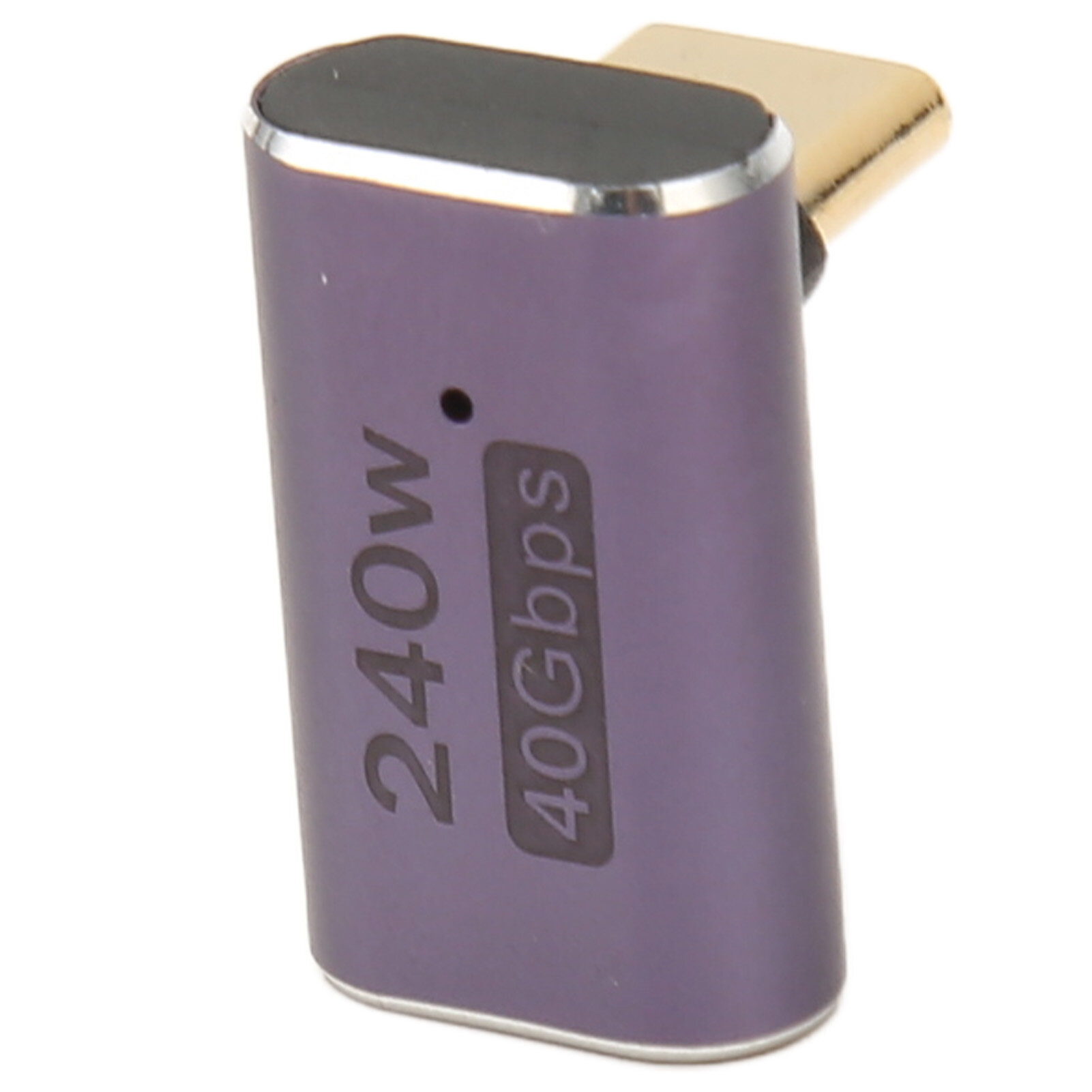 Адаптер USB C "мама" - USB C "папа" PD 240 Вт 8K 60 Гц высокоскоростной 40 Гбит/с USB4.0 C угловой адаптер для телефона, планшета, ноутбука