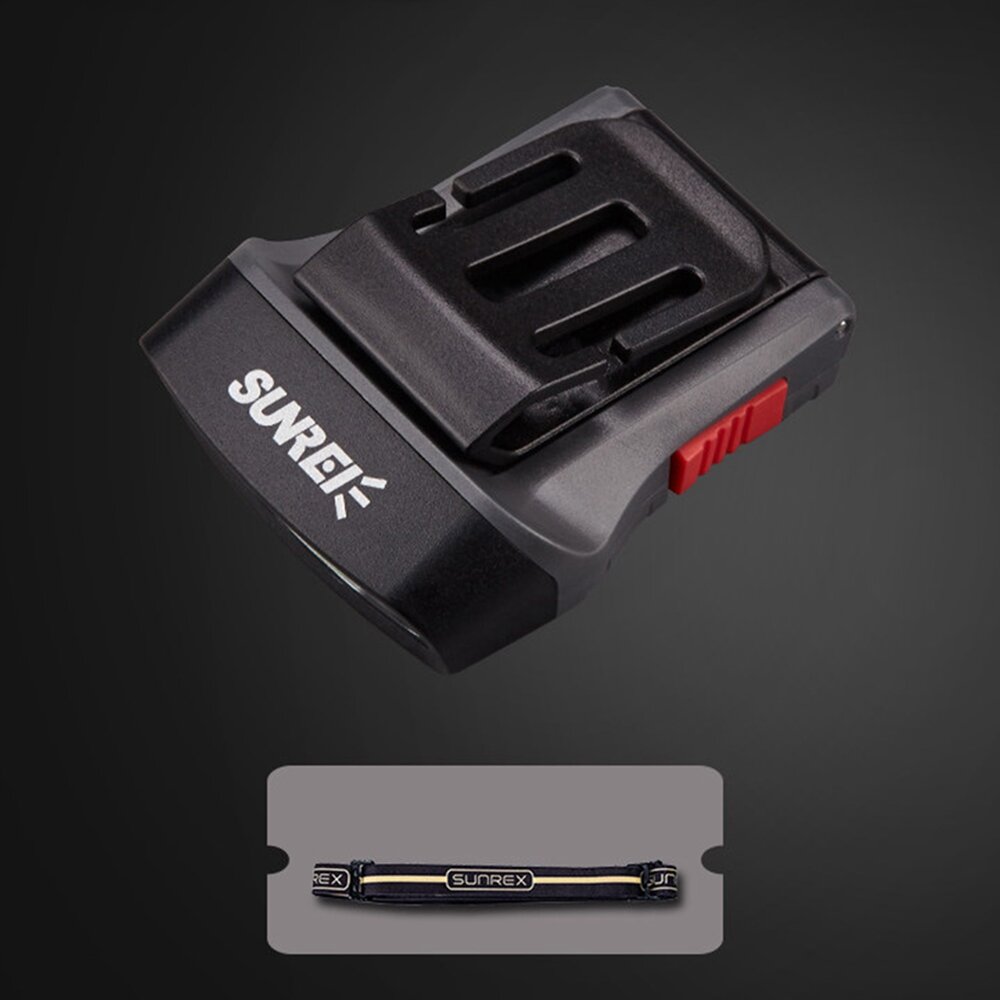 SUNREI COB LED Cap Light Finger Sensor Hat Head Flashlight, серый — фото 1