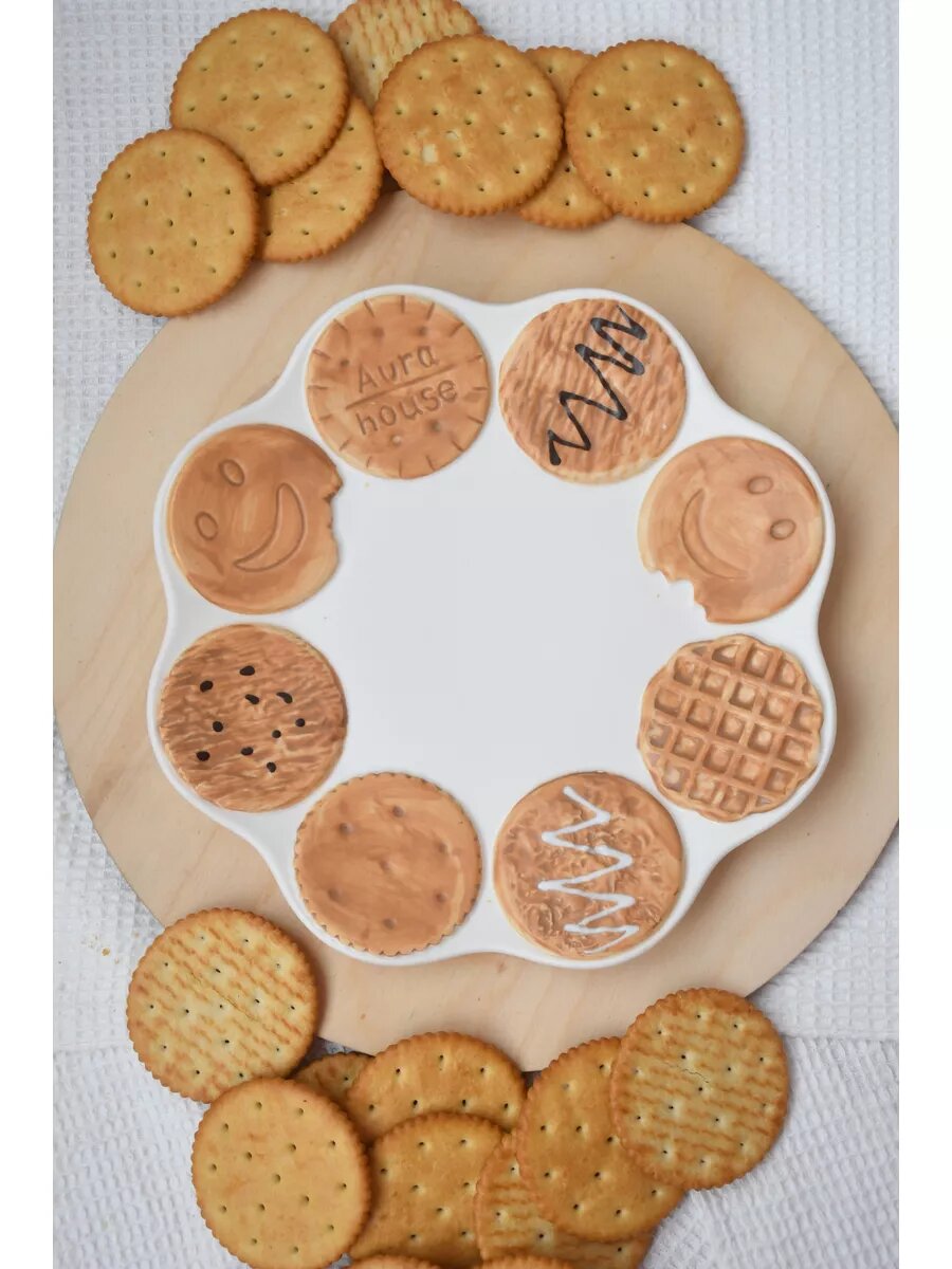 Посуда в форме печенья и вафель