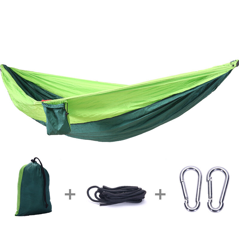 Гамак Amazon Cross-Border Camping, 210T, нейлоновая ткань, темно-зеленый