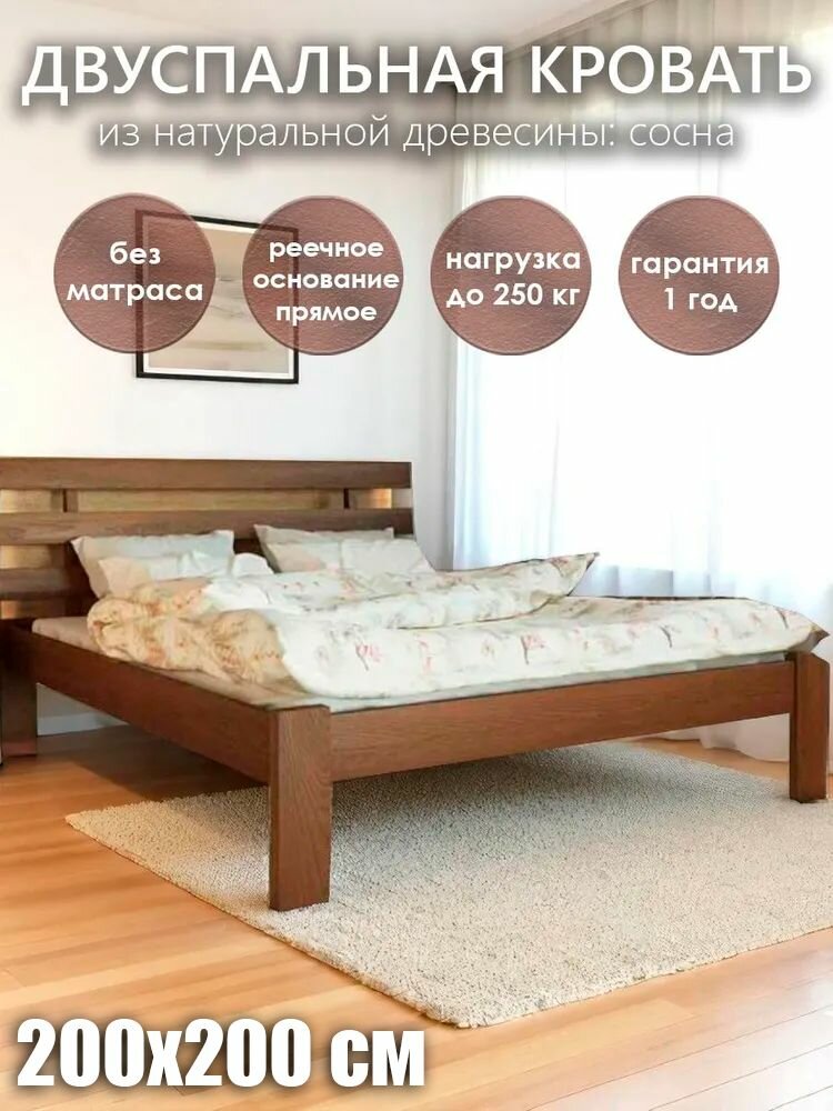 Двуспальная кровать Кредо 200х200 см