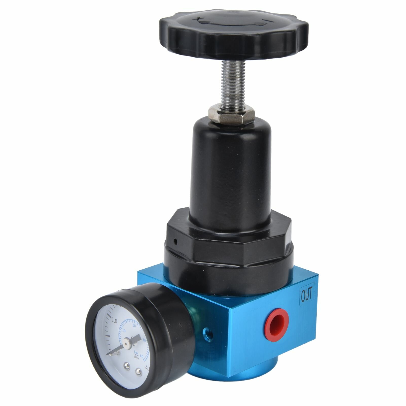 Регулятор давления воздуха Миниатюрный пневматический редукционный клапан Регулирующий манометрQTYH 15 G1/2