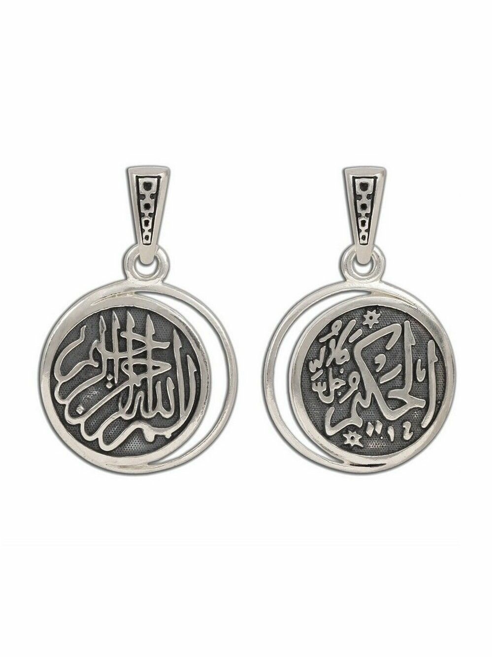 Подвеска, серебро, 925 проба, чернение