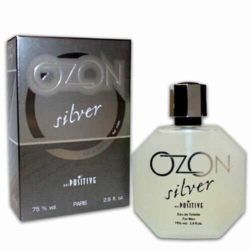 Туалетная вода Art Positive Ozon Silver, мужской аромат, цитрусовый, 100 мл