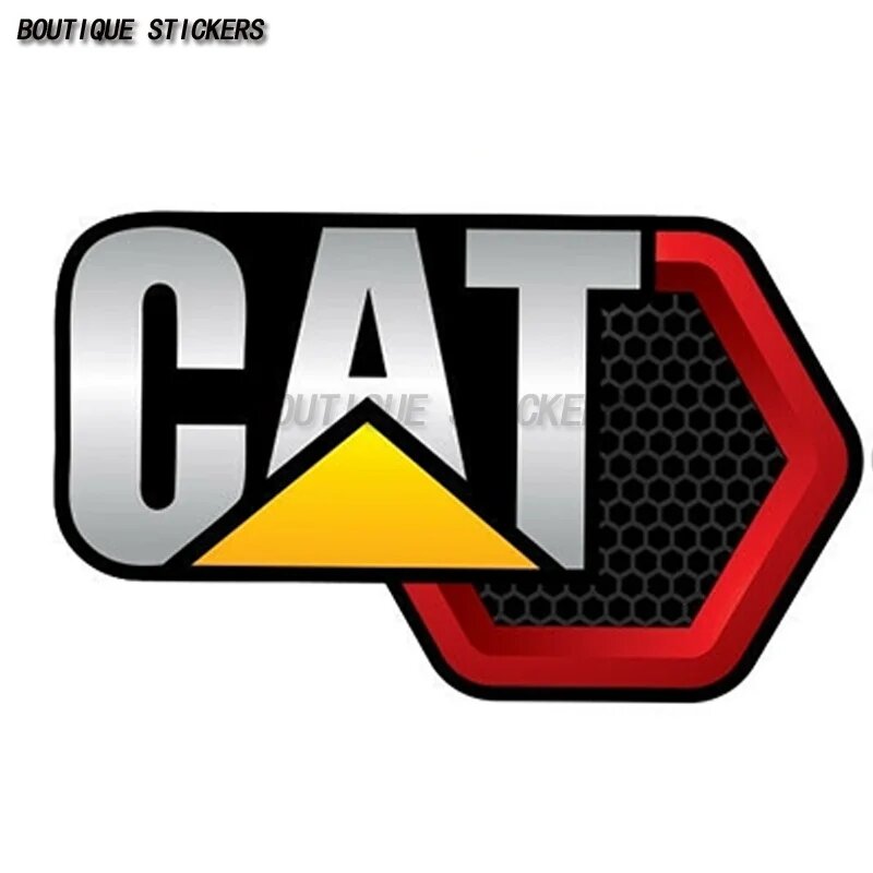 Cat And Chicken Beauty Lie Down Caterpillar Ute Cut Виниловый водонепроницаемый JDM Van Bike Offroad RV Автомобильные внешние аксессуары Sticke 09, Long Side-40cm